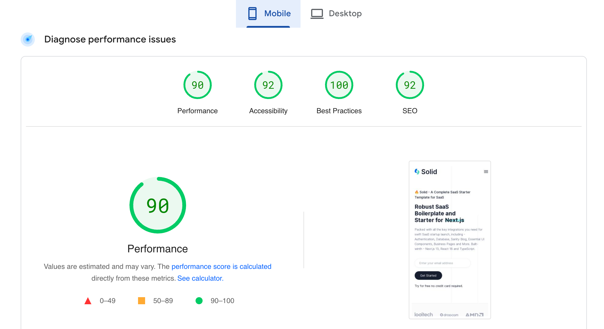 Solid - Next.js SaaS Boilerplate and Starter Kit | Next.js Templates