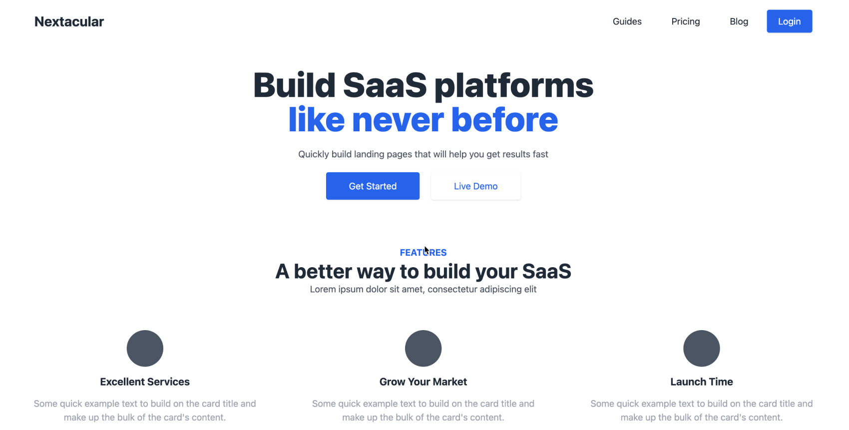 Nextacular - Free Next.js Full-Stack Starter Kit | Next.js Templates Nextacular - Free Next.js Full-Stack Starter Kit | Next.js Templates